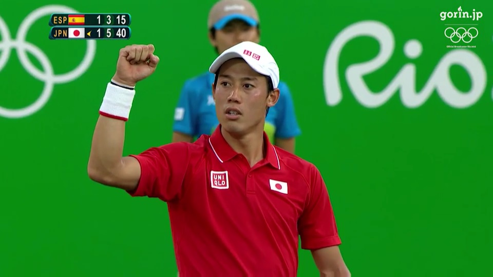 錦織圭、ナダルを破り日本テニス界に96年ぶりメダル(16年リオ)